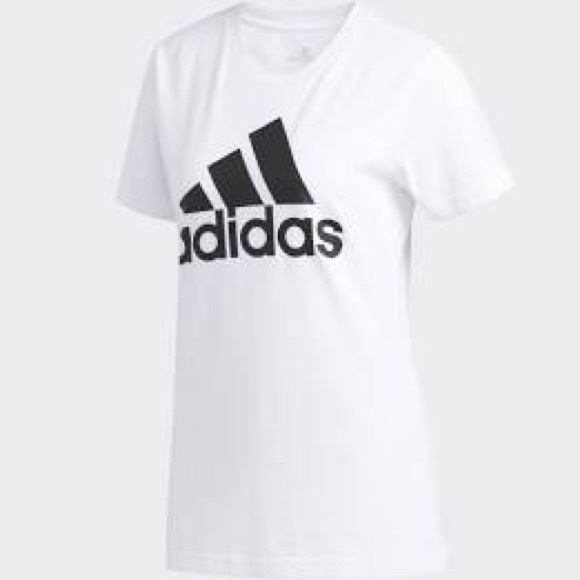 adidas | Tops | Womens Adidas White Tshirt | Poshmark